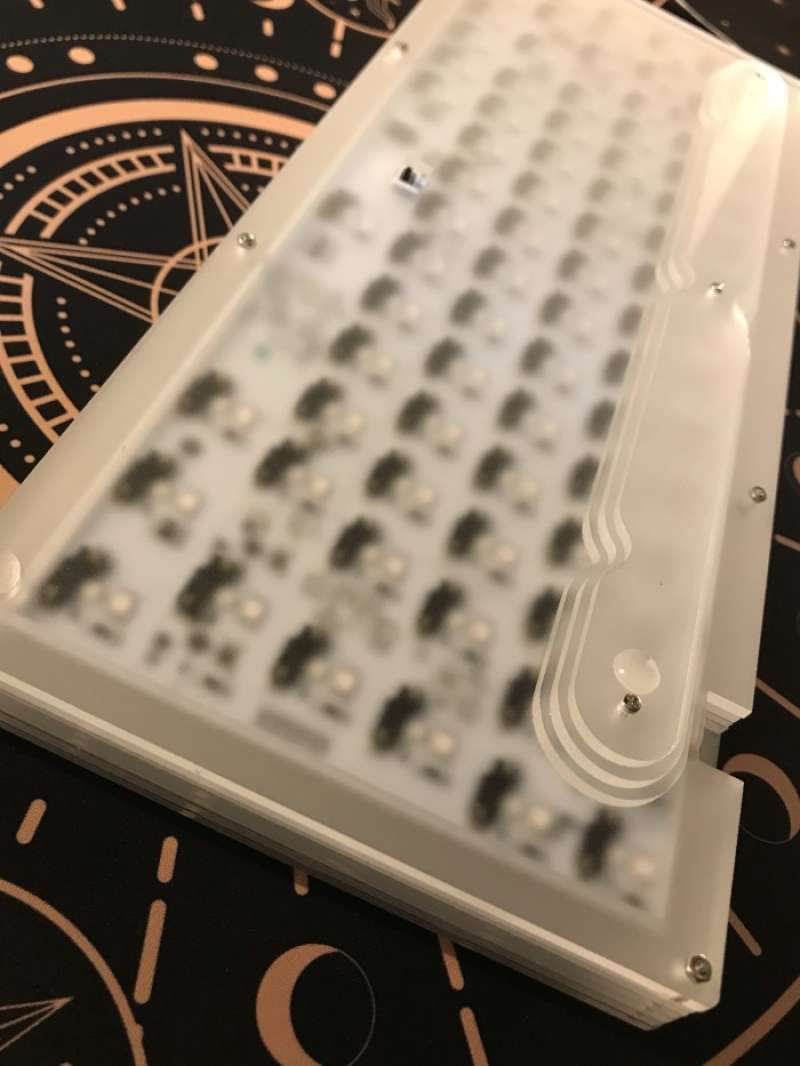 Jual Custom Case Acrylic Vortex Vx8 Pro Mechanical Keyboard di Seller ...