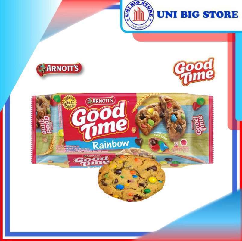 Jual ALFA KARBOHIDRAT: Good Time Chocolate RAINBOW Chocochips Cookies ...