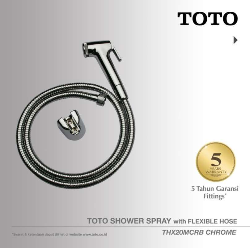 Promo Toto Shower Spray / Jet Shower Set Chrome Thx20Mcrb Diskon 33% di ...