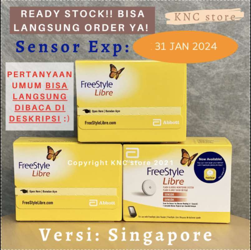 Jual Freestyle Libre 14 Day Sensor Continuous Glucose Monitor/alat ...