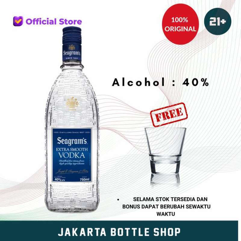 Jual Seagrams Vodka Extra Smooth Di Seller Jakarta Bottle Shop Official ...