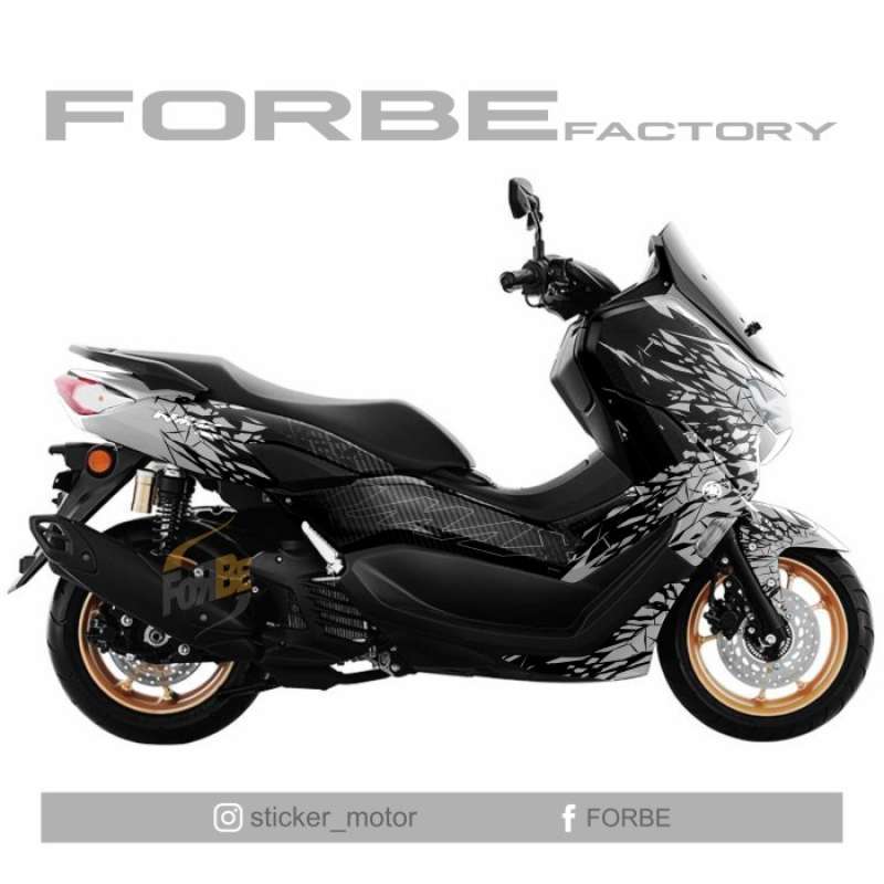 Promo STICKER DECAL STRIPING YAMAHA NEW NMAX 2021 FULL BODY MIRROR ...
