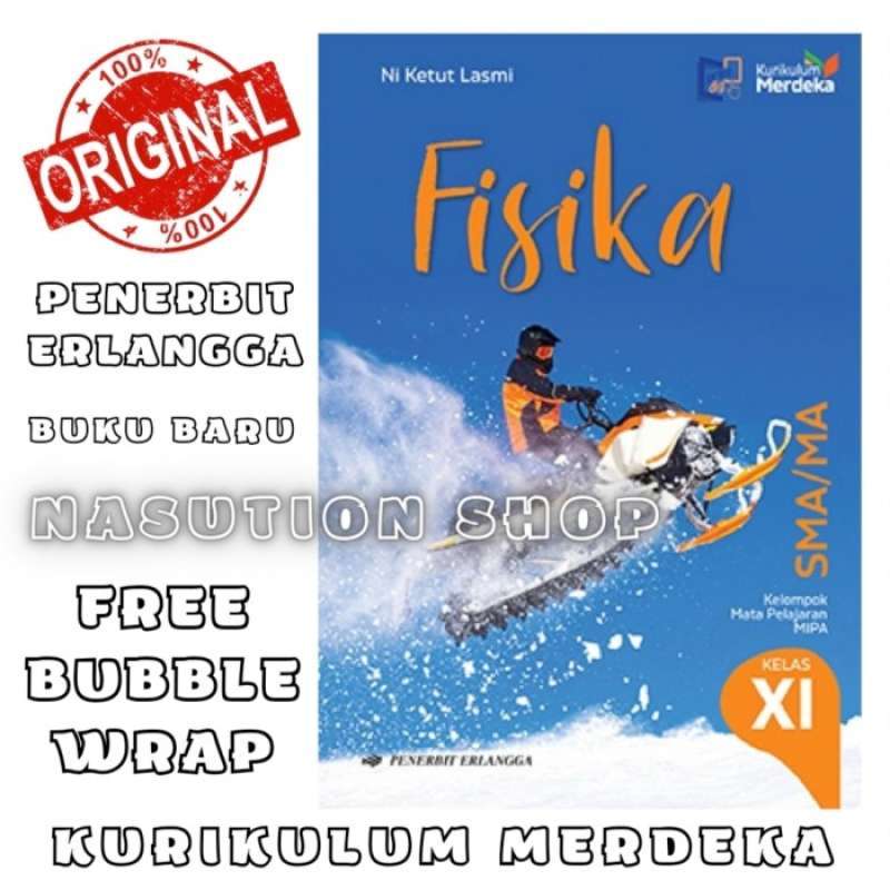Promo Buku Fisika Kelas 2 / Xl 11 Sma Erlangga Kurikulum Merdeka Kurmer Ori Diskon 23% di Seller ...