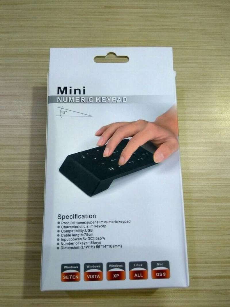 Jual Wireless Portable Numeric Keypad Numpad 2.4ghz Keyboard Numerik ...