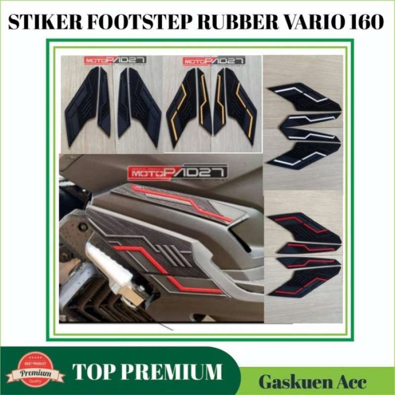 Promo Stiker Sticker Footstep Vario 160 New 2022 Rubber Karet Motopad27 ...