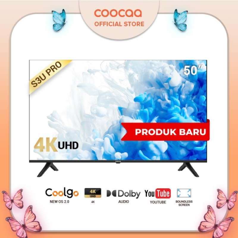Promo COOCAA 50 inch Smart TV-4K UHD-Dolby Audio (Coocaa 50S3UPRO ...