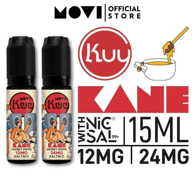 Jual LIQUID SALT NIC KUY KANE - TOBACCO HONEY 15ML BY MOVI, Warna 12MG ...