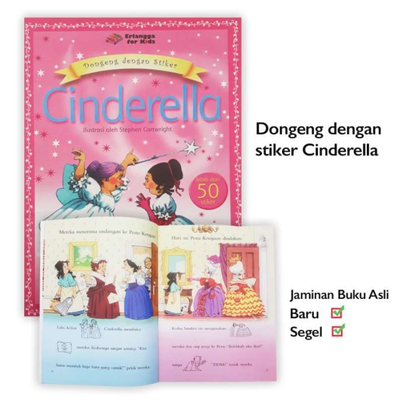 Promo Buku Anak Dongeng dengan Stiker Cinderella Lebih dari 50 Sticker ... Promo Buku Anak Dongeng dengan Stiker Cinderella Lebih dari 50 Sticker ...