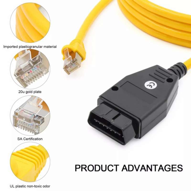 Promo Kabel Diagnostik E Sys Berkualitas Kabel Enet Bmw F Series Icom Obd2 Diskon 23 Di Seller