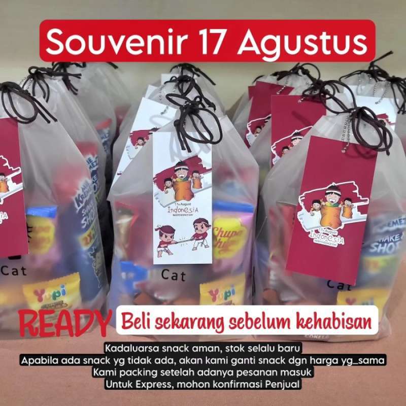 Promo Bingkisan 17 Agustus Souvenir Snack Pouch Hampers Edisi Merdeka ...