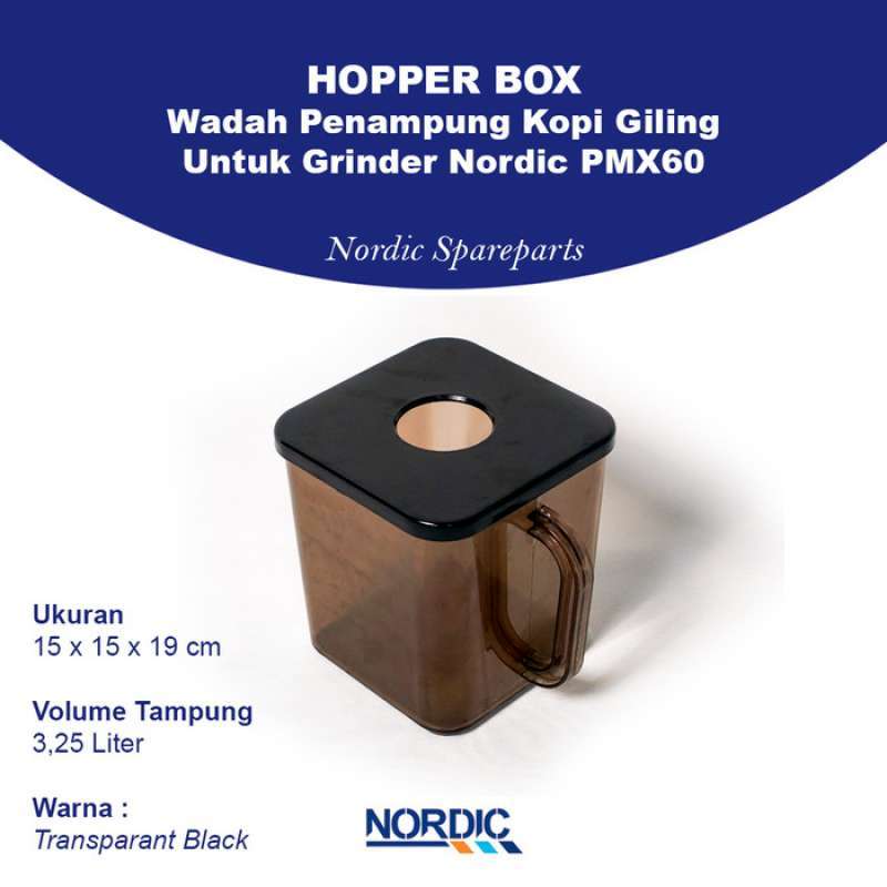 Promo Box Penampung Kopi Giling Hopper Untuk Grinder Nordic Pmx-60 Dan ...
