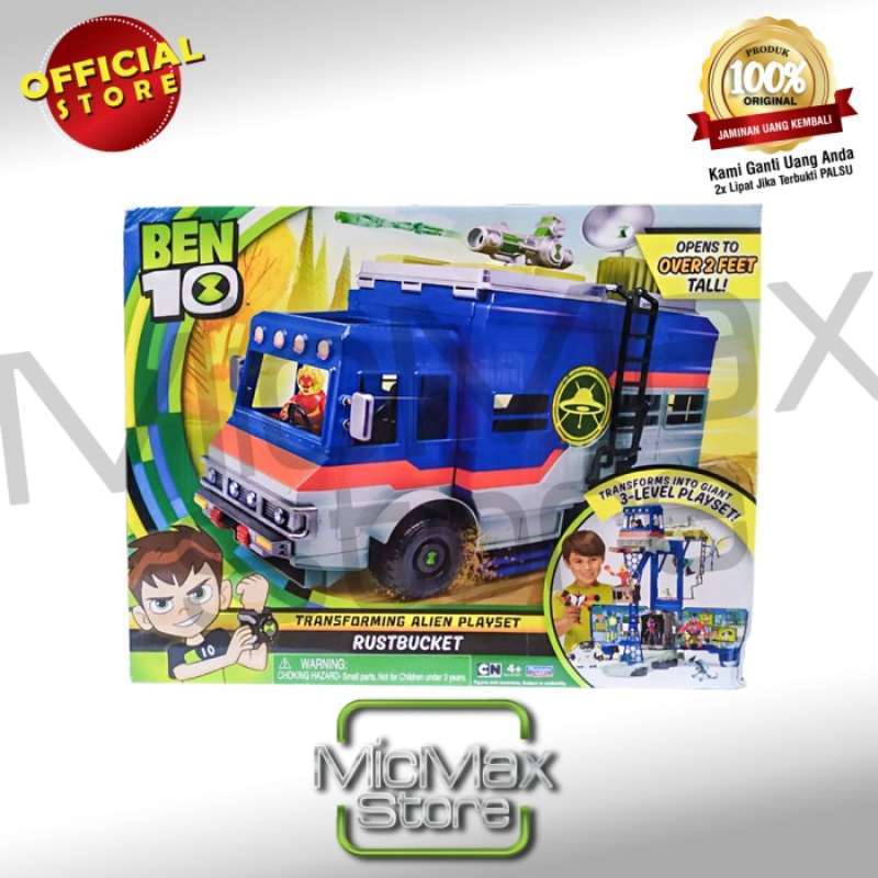 Jual Ben 10 Ben10 Rustbucket Transforming Alien Playset Mobil Di Seller ...