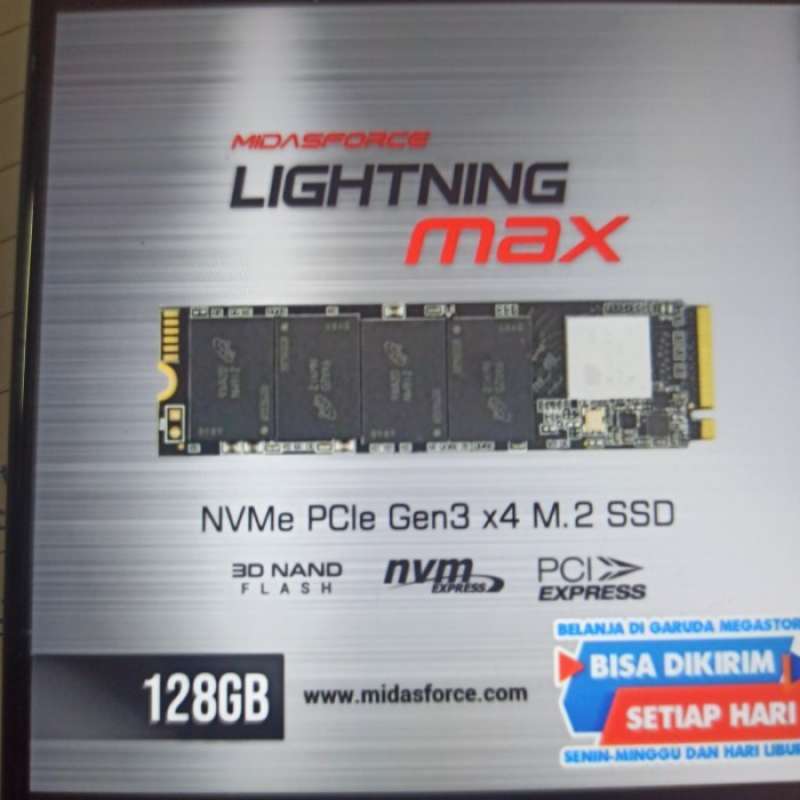 Promo Midasforce Lightning Max Ssd Nvme 128gb Gen3 Diskon 23% Di Seller ...