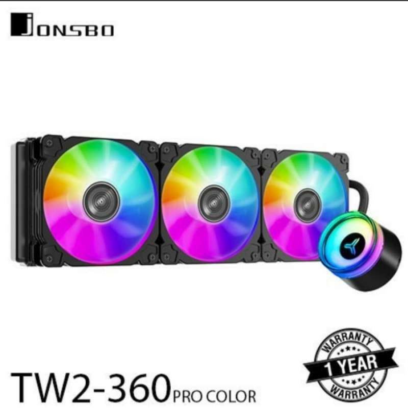 Promo CPU Cooler JONSBO TW2-360 Pro Color RGB Liquid Cooling CPU Diskon ...