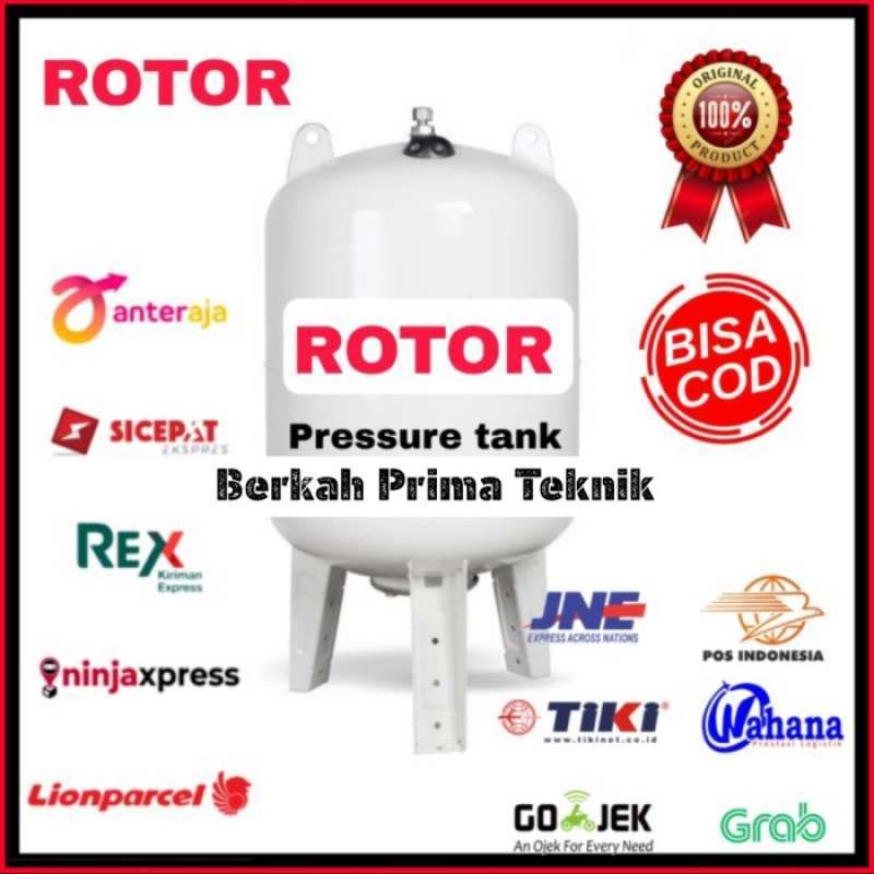 Promo Pressure tank ROTOR 80 liter 10 Bar Tabung Pressure pompa air 80L ...