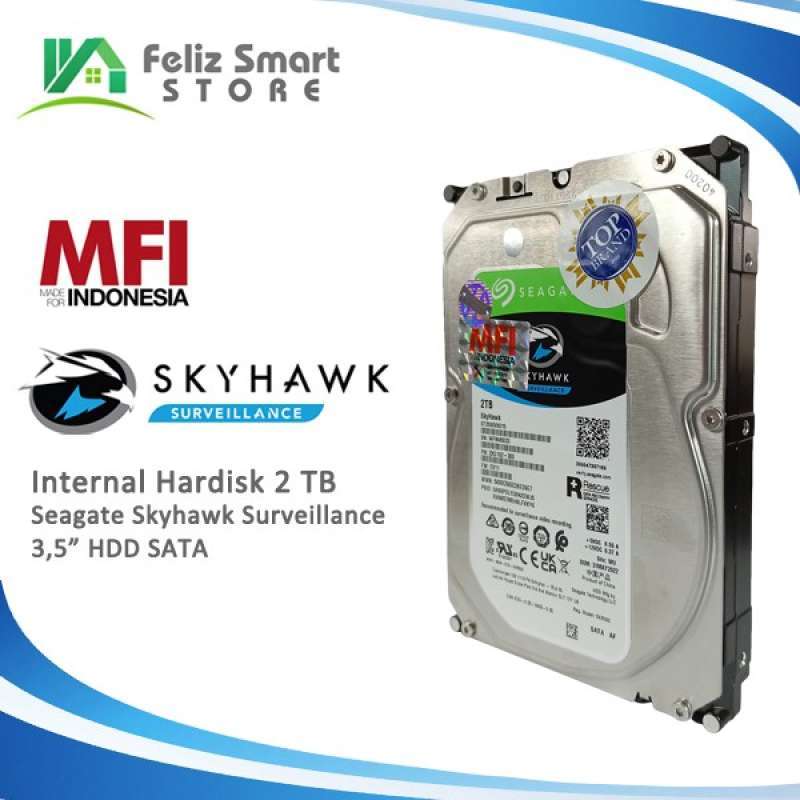 Promo Hardisk 2tb Sata 3.5 Internal Hdd Seagate Skyhawk Garansi Mfi Diskon 23% Di Seller Gigaba ...