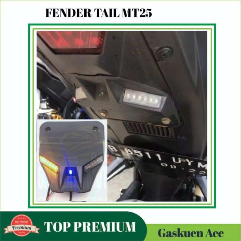 Jual Fendertail Fender Tail + Sein Yamaha R25 Dan Mt25 / Undertail Sen ...