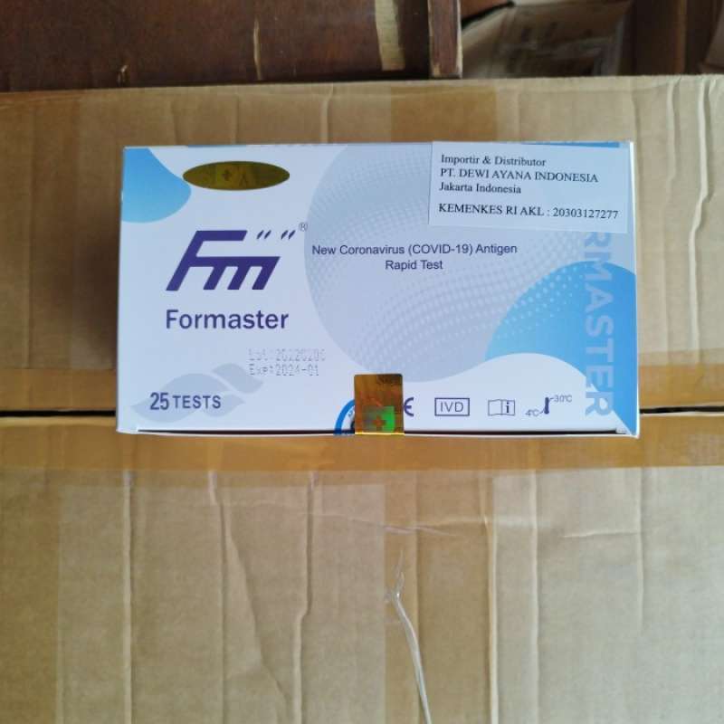 Jual Formaster Swab Antigen Kemenkes Akl Original Impor Di Seller ...
