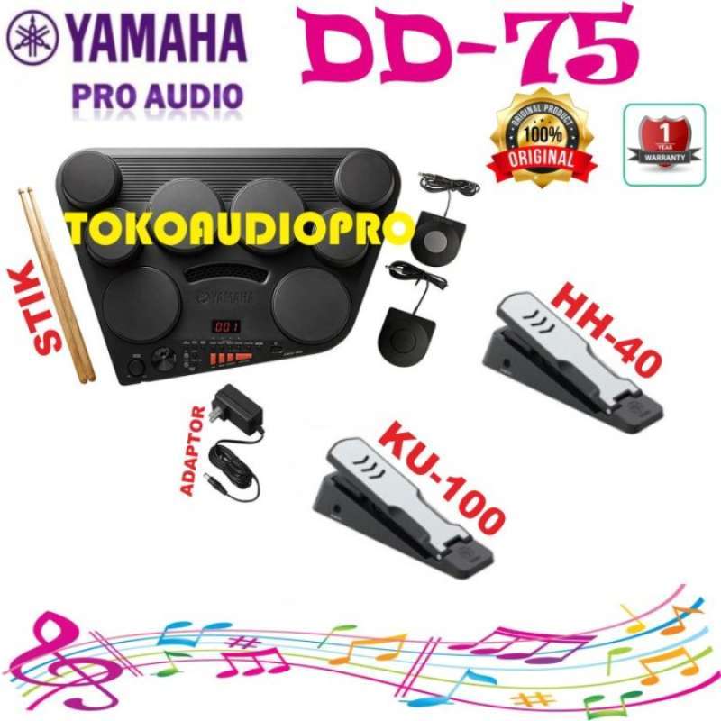 Promo Yamaha Dd-75 Digital Drum Elektrik Yamaha Dd75 Paket Diskon 23% ...