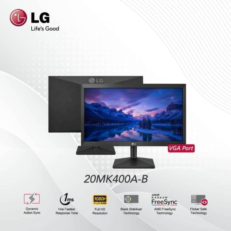 Promo Monitor Lg Led 19.5 20mk400a Diskon 23% Di Seller Gigaba Store ...