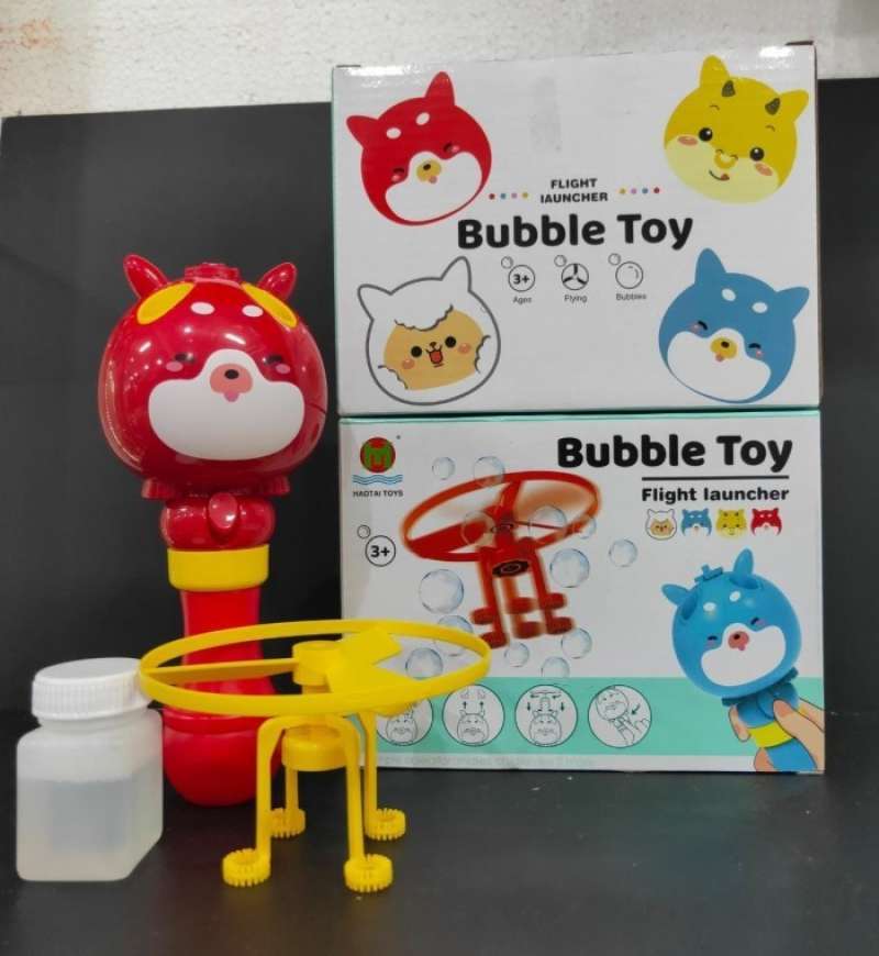 Promo Mainan Anak Flying Bubble Chopper Toy Pistol Baling Ufo Terbang Balon Diskon 29% Di Seller ...