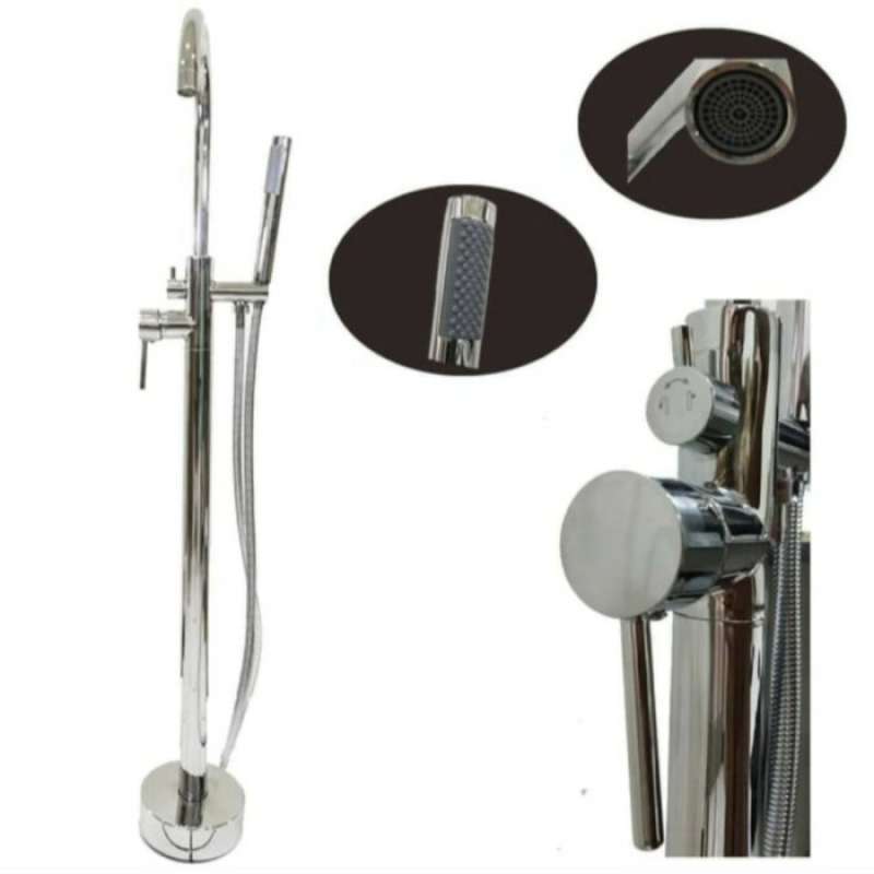 Promo Kran Bathtub Standing Model Toto/keran Shower Panas Dingin Tinggi ...