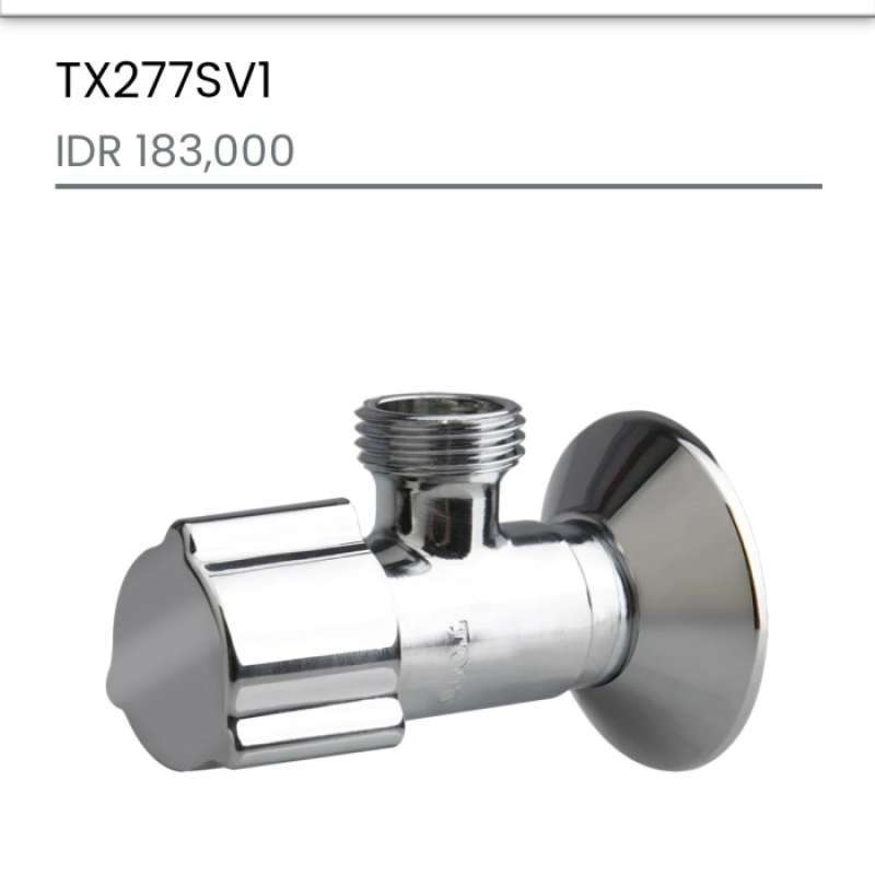 Promo TOTO TX 277 SV1 STOP VALVE W/O FLEXIBLE HOSE 100% BARU Diskon 23% ...