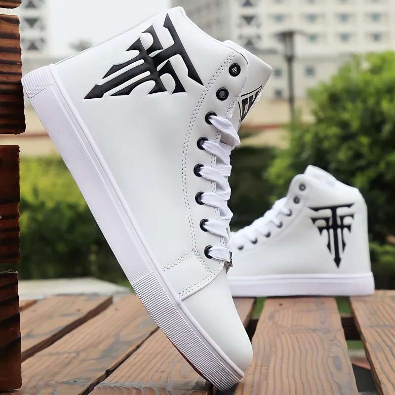 Jual SS-SENJI Model Boots Sepatu Pria Boot Putih Keren Sepatu Jumbo ...