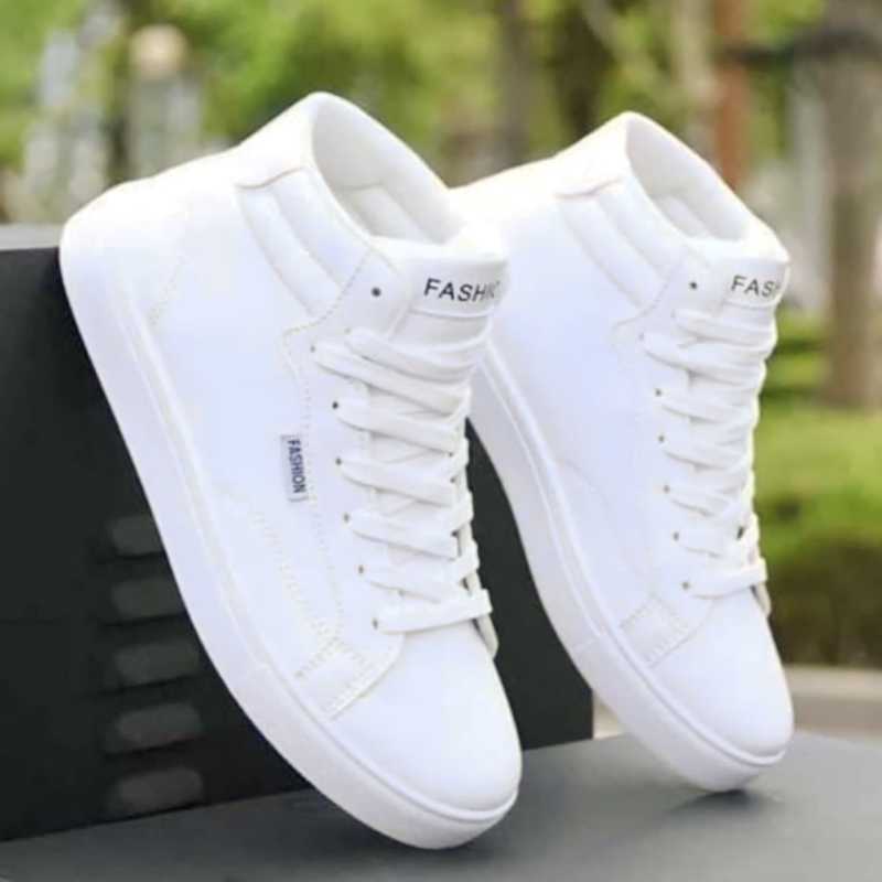 Jual SS-SENJI Model Boots Sepatu Pria Boot Putih Keren Sepatu Jumbo ...