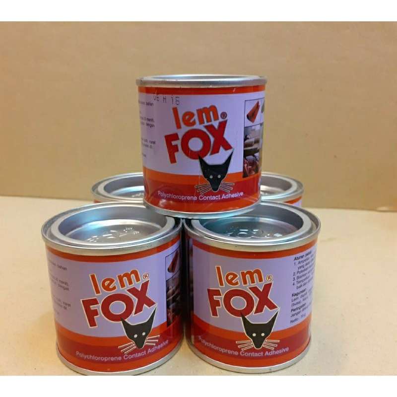 Jual Lem Fox Kuning Kaleng Kecil 70gr 70 gram 100% Original di Seller ...