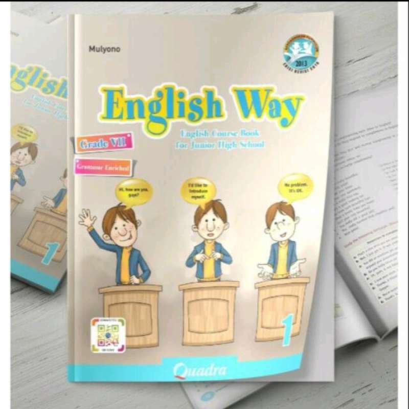 Promo English Way Bahasa Inggris Smp/grade Kelas 1/7 Revisi K13 Quadra Diskon 23% Di Seller ...