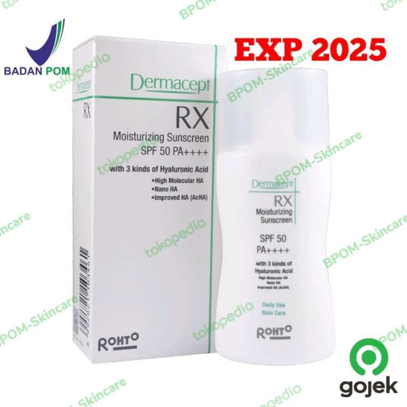 Promo Dermacept RX Moisturizing Sunscreen SPF50 Sunblock Kulit Sensitif ...