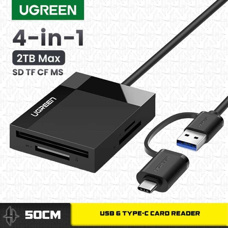 Promo UGREEN 40755 USB 3.0 Type-C Micro SD SDHC MMC TF Memory Card ...
