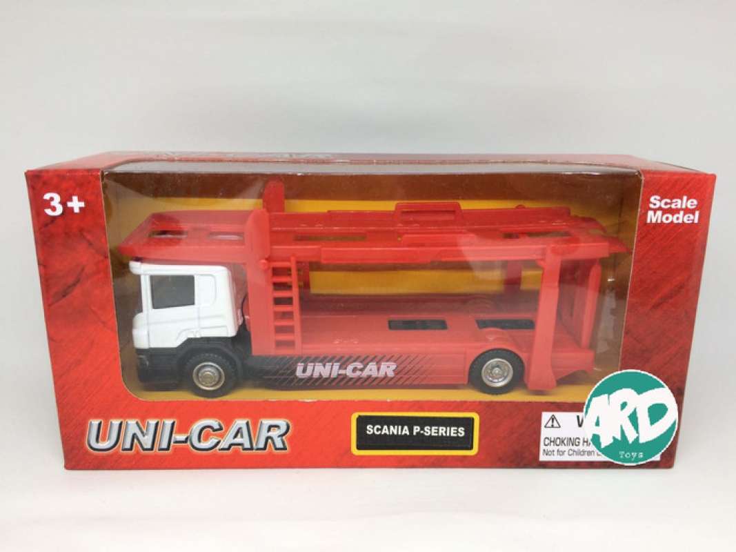 Promo Uni-Car 1:64 - Scania P-Series - Transporter Diskon 33% di Seller ...