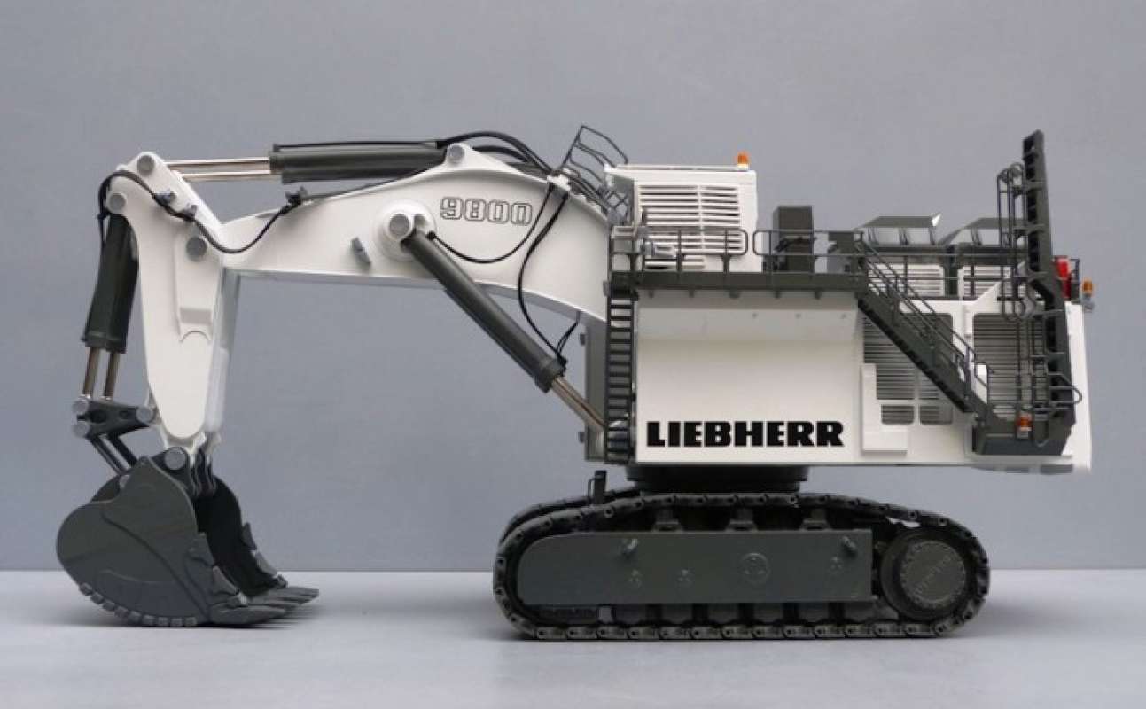 Jual Diecast Miniatur Alat Berat Liebherr Backhoe Excavator R9800 (1:50 ...