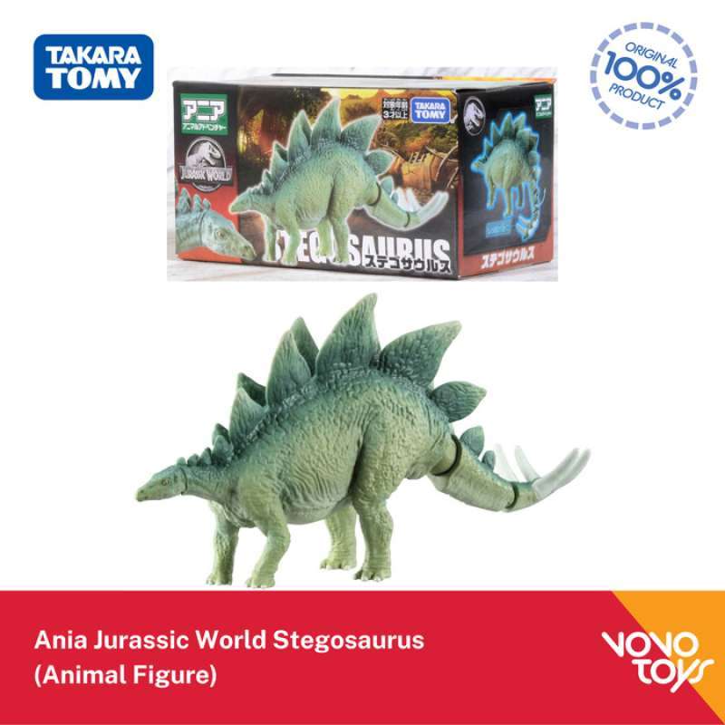 Jual Tomica Ania Jurassic World Stegosaurus Animal Figure Takara Tomy Di Seller Vovo Toys - Vovo ...