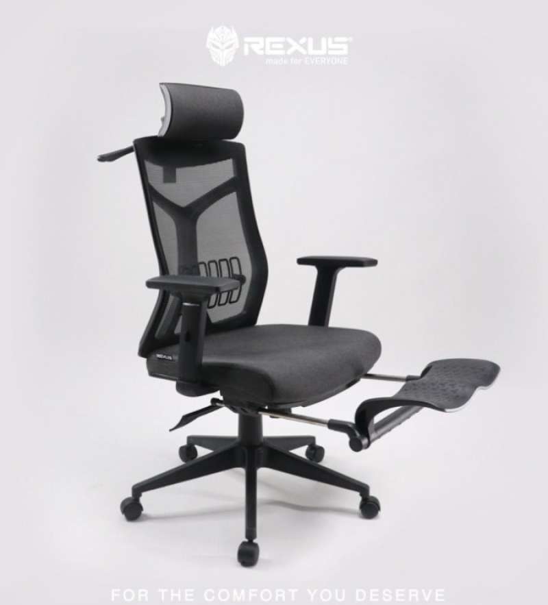 Promo Office Chair Rexus Ergonomic Kursi Kantor NC-1 / NC1 Max w/Foot ...