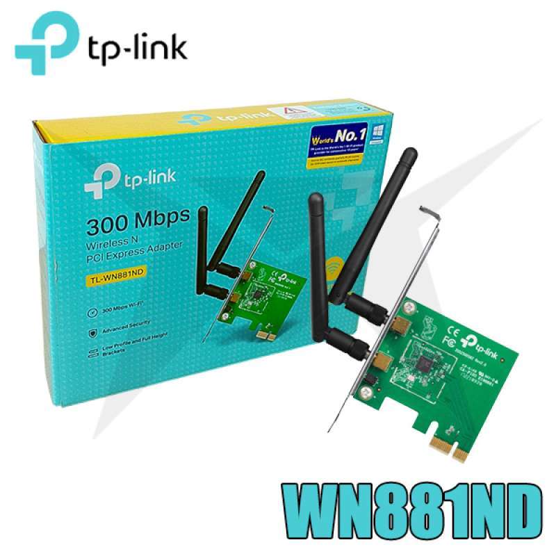 Promo TP-Link TL WN881ND 300Mbps Wireless N PCI Express Adapter MIMO ...