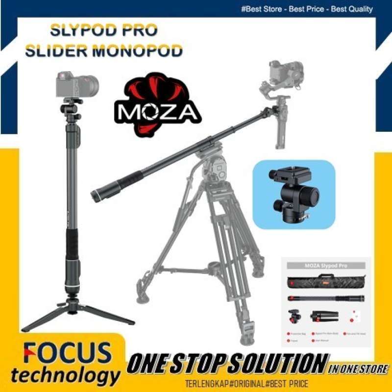 Promo Moza Slypod Pro 3-In-1 Carbon Fiber Motorized Monopod Garansi Resmi Diskon 23% di Seller ...