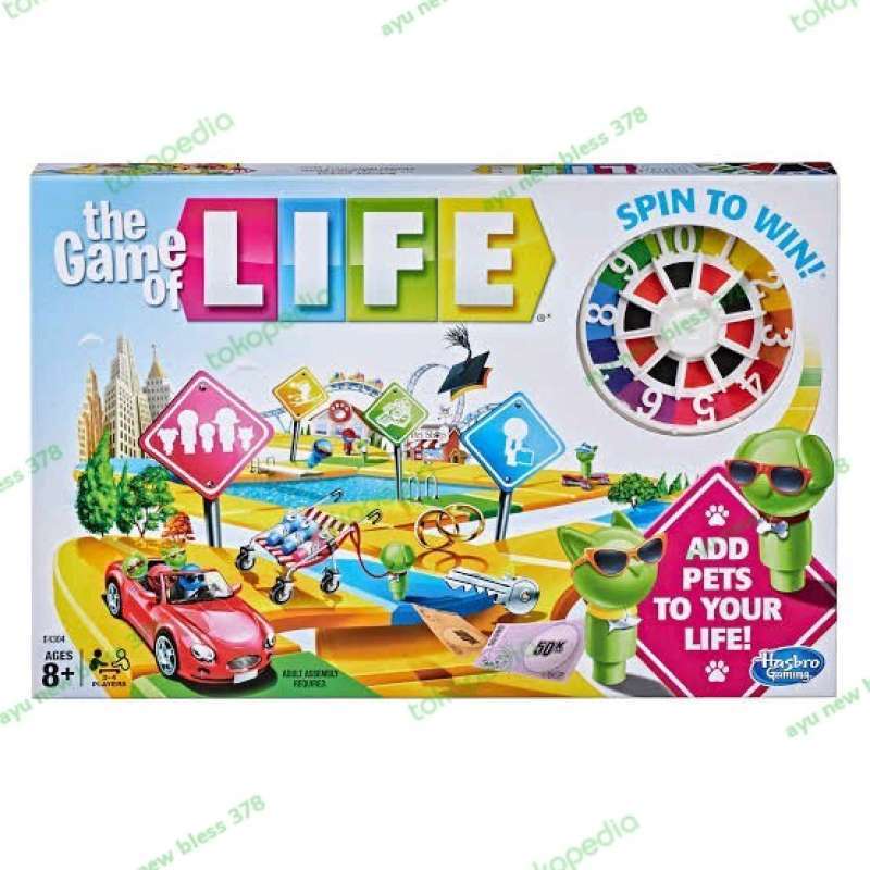 Promo HASBRO Gaming The Game Of Life Original - The Game Of Life Board ...