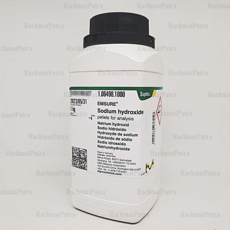 Promo Naoh/ Sodium Hydroxide Pellets For Analysis Merck 1.06498.1000 ...