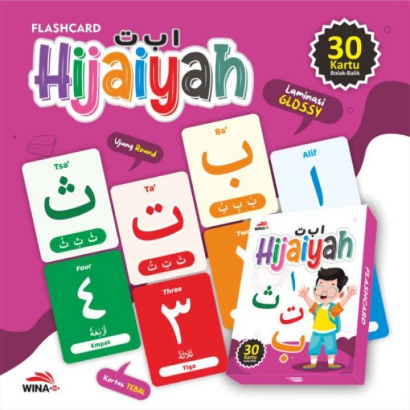 Promo Cod! Flashcard/kartu Belajar Anak - Abc Alfabet Laminasi Glossy ...