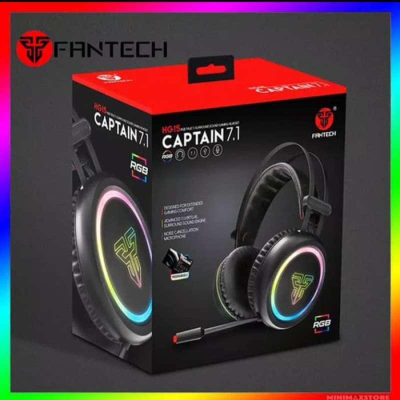 Promo Fantech HG15 Captain 7.1 RGB Headset Gaming Diskon 23% di Seller ...