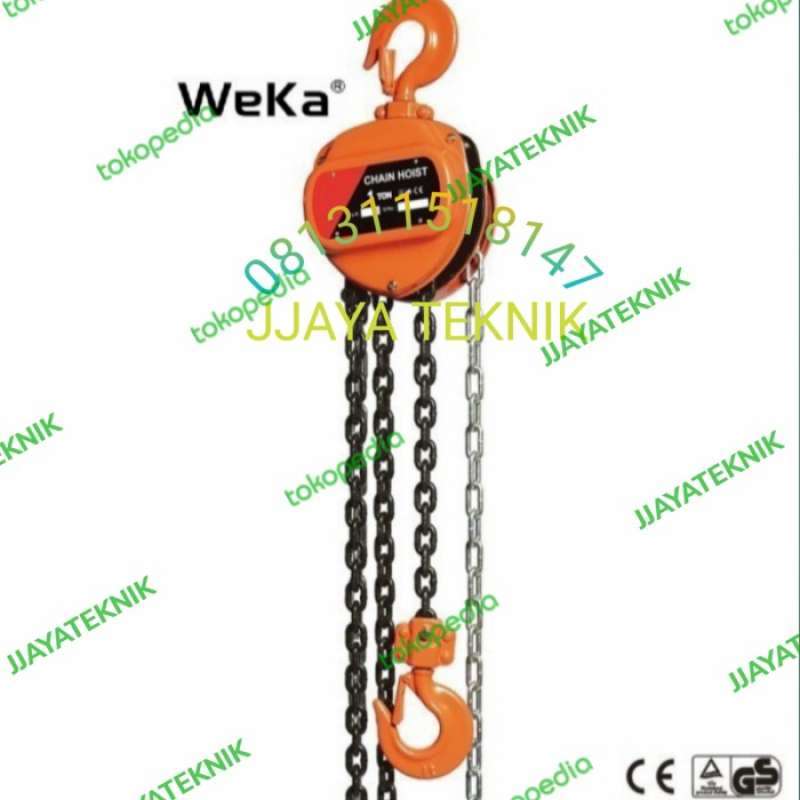 Promo Tekel 2 Ton x 12 meter / Chain blok Diskon 23% di Seller Indah ...