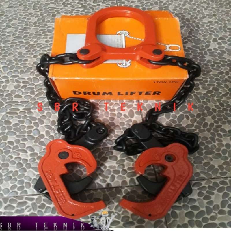 Promo chain drum lifter 1 ton - alat angkut drum clamp (sbr) Diskon 23% di Seller Indah Purnama ...