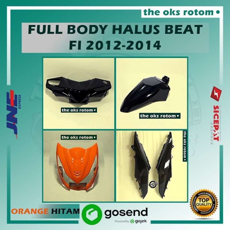 Promo Full Set Body Bodi Halus Honda Beat Fi Injeksi Stater Kasar Oren ...