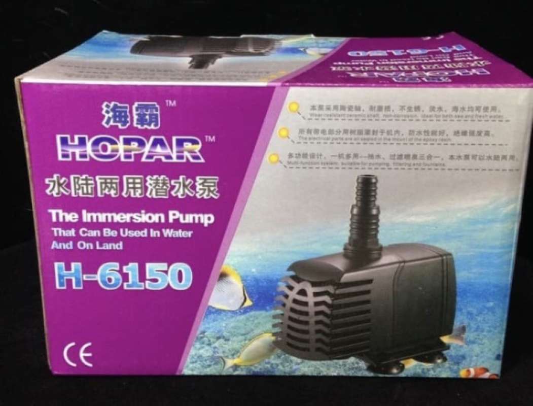 Promo Pompa Hopar H-6150 Pompa Kolam Aquarium Diskon 23% di Seller ...