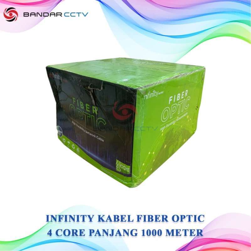 Promo Infinity Kabel Fiber Optic 4 Core Panjang 1000 Meter Diskon 1% di ...