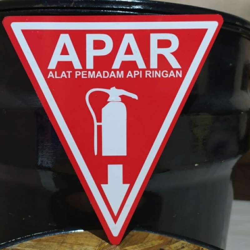 Jual Sign Rambu Apar 20x20cm. Plat Acrylic. Rambu Alat Pemadam Api ...