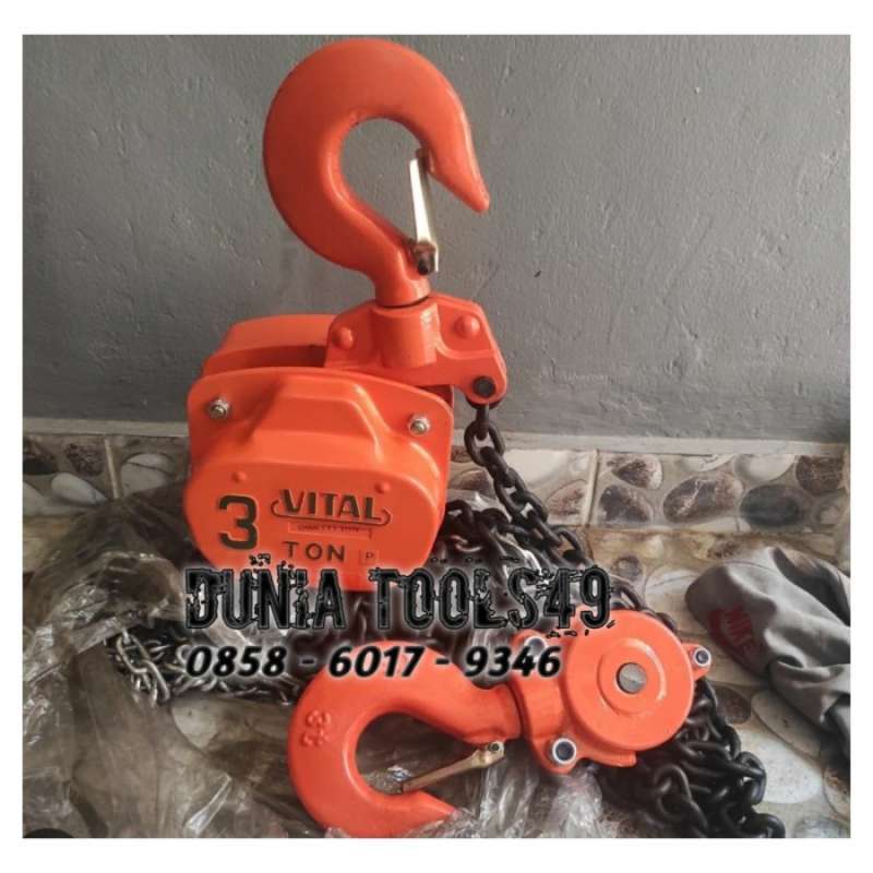 Promo vital chain block 3 ton x 5 meter madein japan Diskon 23% di ...